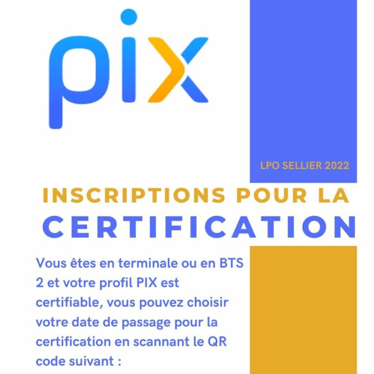 La certification PIX pour les élèves de terminale et de BTS2 – Lycée ...